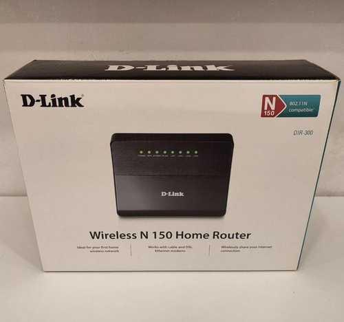 Роутерwi-Fi роутер D-Link DIR-300