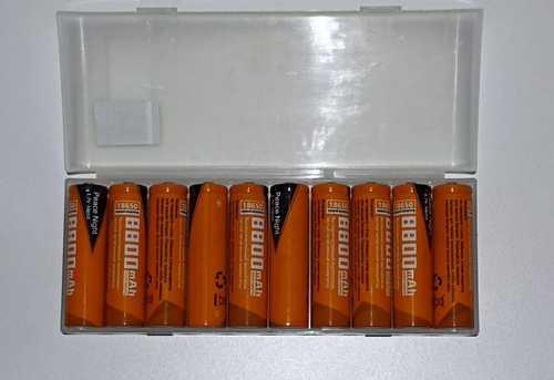 Аккумуляторы 18650, набор 10 шт., 1200 mAh