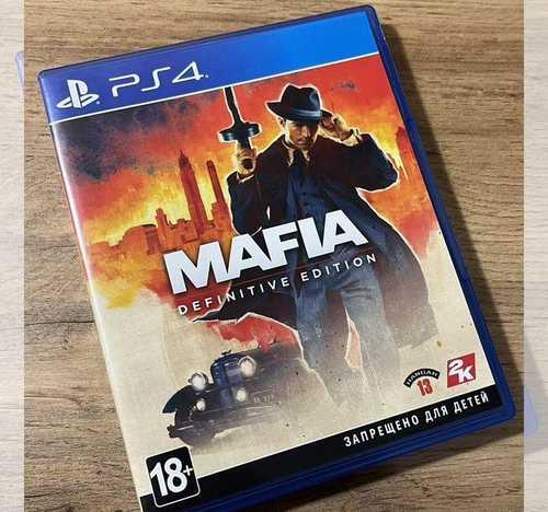 Mafia Definitive Edition PS4 диск