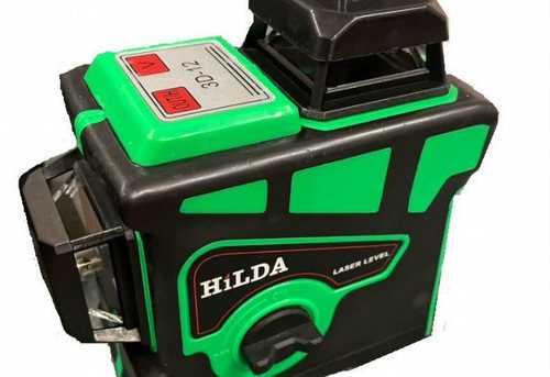 Лазерный уровень 3D Hilda зеленый луч (в сумке)