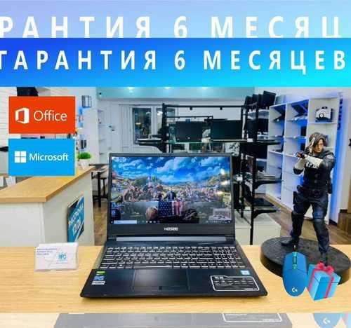 Игровой ноутбук Hasee i5 9Th GTX 1660 Ti Ram 16gb