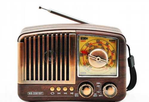 Портативная FM радио колонка NS-3381BT - 800