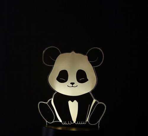 3D Светильник - Ночник Панда