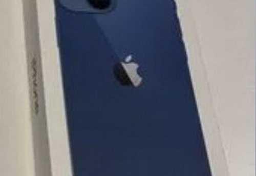 Коробка от iPhone 13 mini голубой