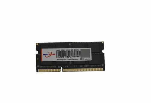 Модуль sodimm 4Gb (DDR3 1333MHz) WalRam 16-chip