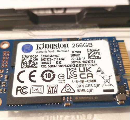 Ssd msata Kingston SKC600MS/256G