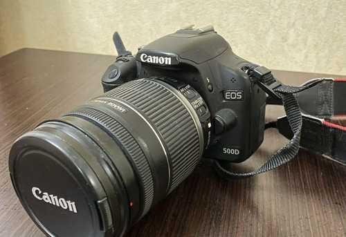 Canon 500D с обьективом