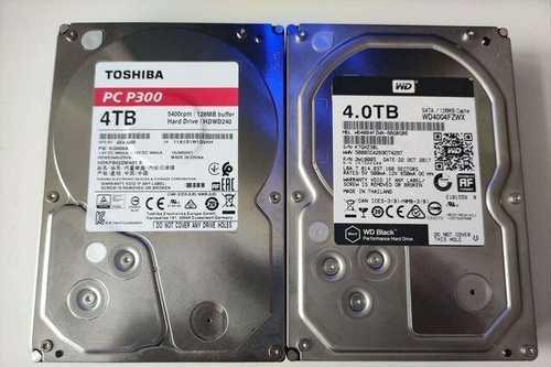 Жеский диск 4Tb Toshiba и WD Black