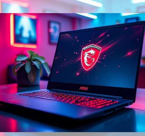 Игровой ноутбук MSI i5 9300H 16GB GTX 1650 4GB 15