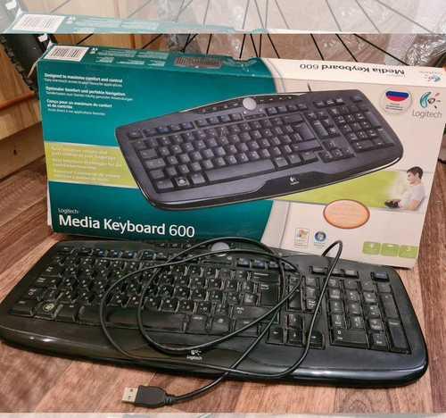 Игровая клавиатура Logitech Media Keyboard 600