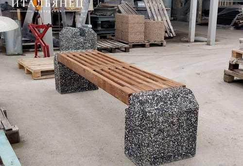 Садовая скамейка бетонная от производителя