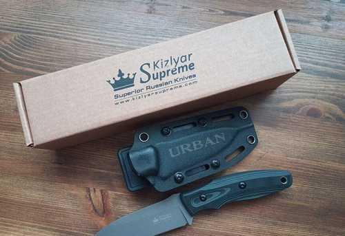 Нож фиксированный Kizlyar Supreme Urban D2 TW G10H