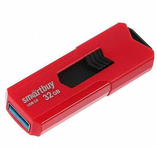 Флеш-накопитель Smartbuy Stream USB 3.0 32GB, красный