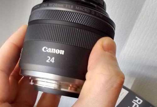 Объектив Canon RF 24mm f1.8 macro is stm