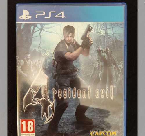 Resident Evil 4 PS4 диск