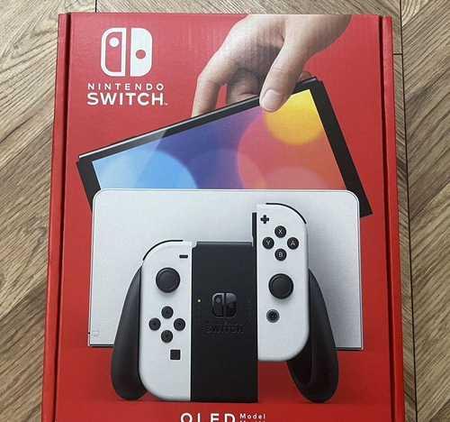 Nintendo switch oled 256Gb(рст) + Satisfye Zengrip