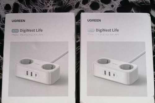 Сетевой фильтр Ugreen с высокоскор. USB портами