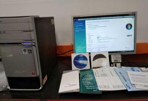 Пк:Acer 2 ядра, экран Samsung 19', идеальное сост