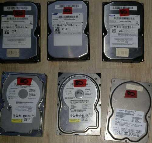 Жесткий диск SATA hdd 3.5 80gb