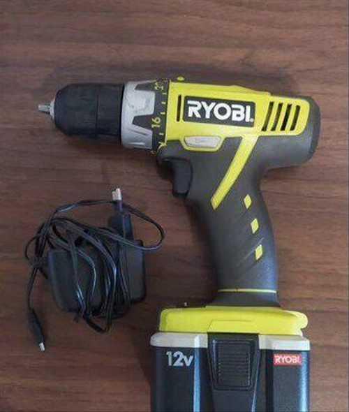 Шуруповерт ryobi