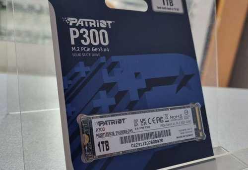 SSD накопитель Patriot P300 1Tb, M.2 2280, PCI-E 3
