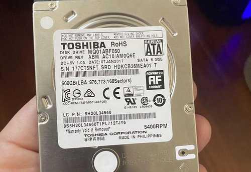 Жесткий диск Toshiba 500 гб