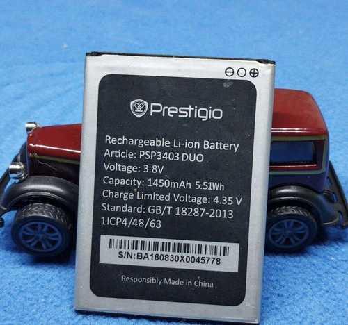 Prestigio Wize L3. PSP3403 Duo. Аккумулятор. Новый