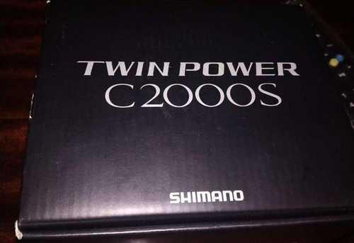 Катушка shimano twin power 15 c2000s