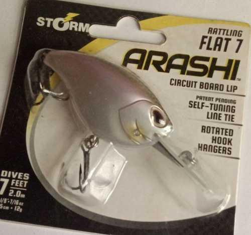 Воблер storm arashi flat 7