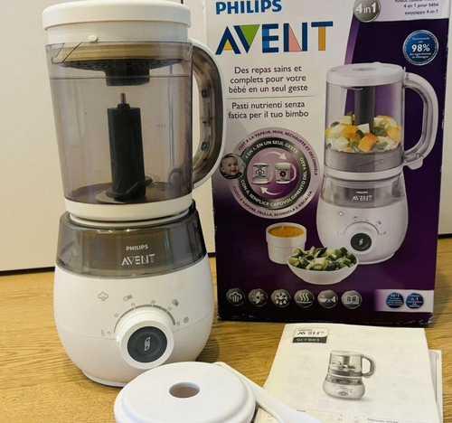 Пароварка блендер philips avent 4 в 1