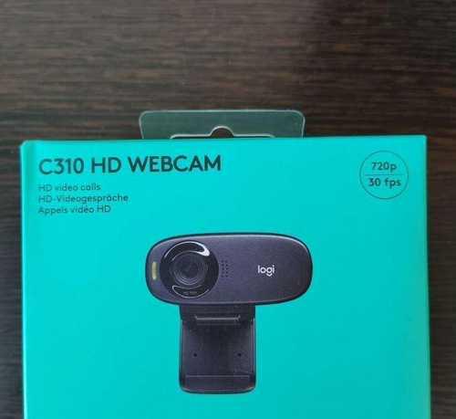 Веб-камера logitech c310 hd 720p, черный