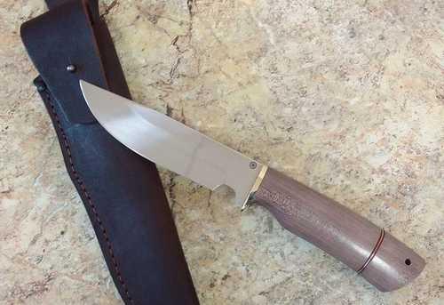 Нож кованый "Полоз-1" 95х18 стаб.клён проточки