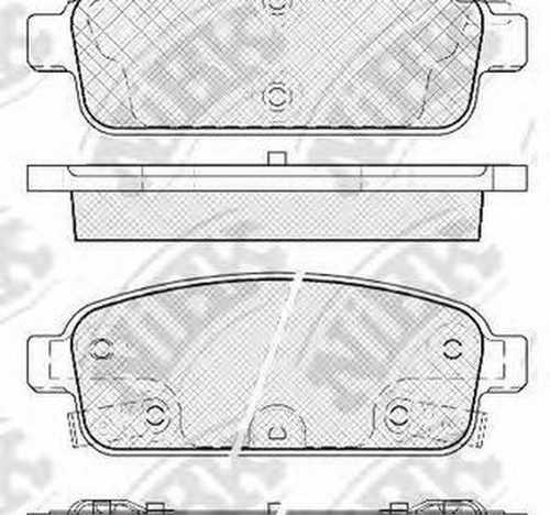 Тормозные колодки Nibk PN0392
