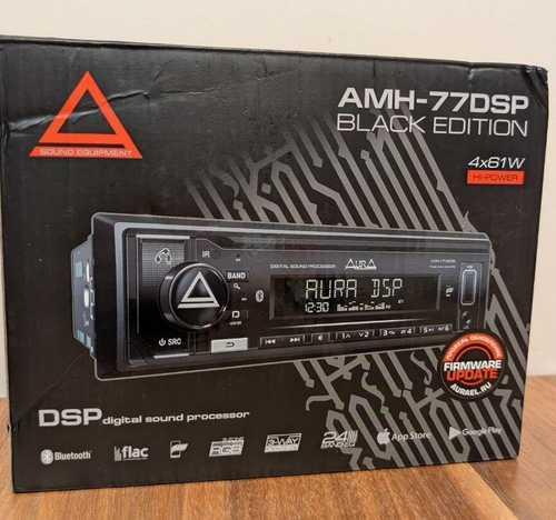 Магнитола Aura AMH-77DSP Black Edition (новая)