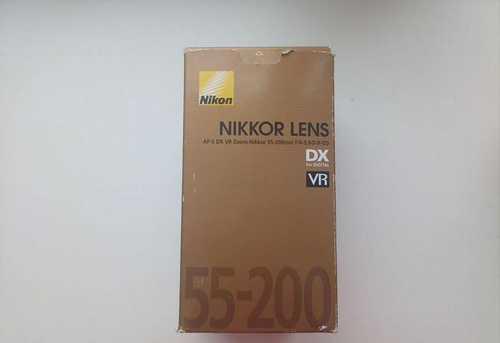 Объектив Nikkor AF-S 55-200 mm f/4-5.6G