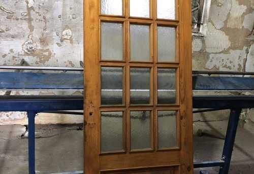 Дверь деревянная бу 800х1960