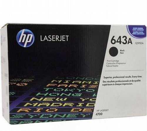 HP Q5950A тонер картридж черный (тех.упаковка)