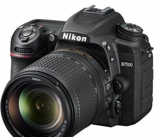 Фотоаппарат Nikon D7500 Kit 18-140 mm f/3.5-5.6G E