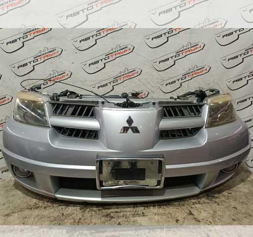 Nosecut mitsubishi airtrek outlander CU2W CU4W CU5W sport gear MN161027 серебро, A31 FA335