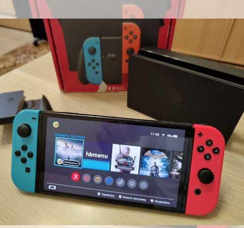 Nintendo switch oled прошитая