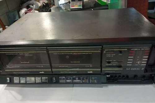Стереомагнитофон 2-х кассетный Нота М-220С-2