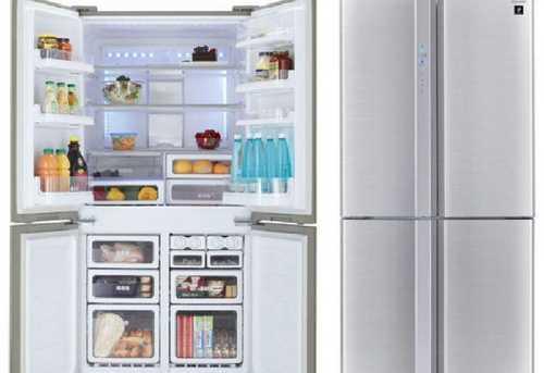 Холодильник многодверный Sharp sjfp97VST (витрина)