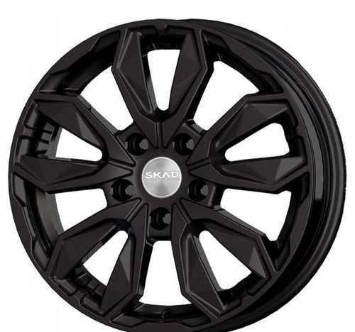 R16 4x100 6J ET50 D60,1 Скад Сочи черный барxат