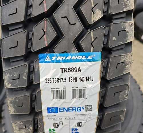 Ведущие шины 235/75 R17,5 Triangle TR689A 143/141J