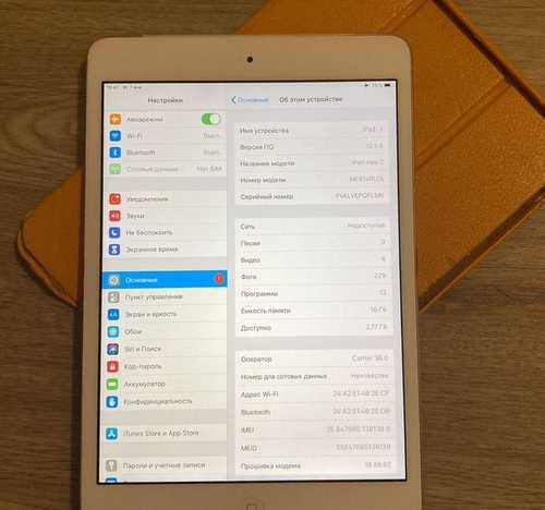 iPad mini 2 (16gb, sim)