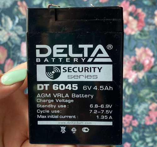 Аккумулятор Delta battery DT 6045