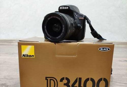 Nikon D3400 + 18-55mm пробег 12177 кадров