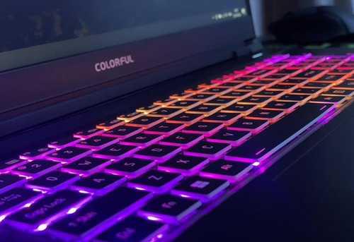 Ноутбук Clevo x370sn Colorful X17 Promax