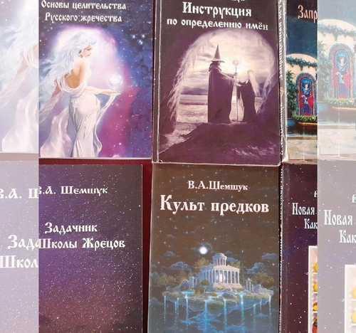 Шемшук.Книги:История,сыроедение,жречество,инструкц