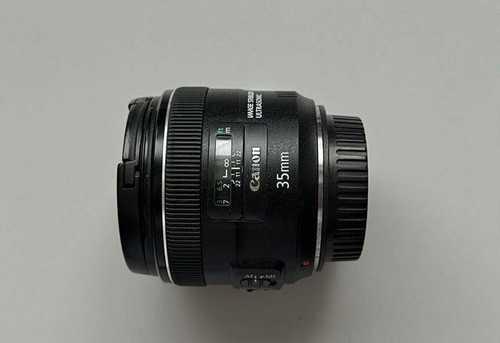 Объектив Canon EF 35 mm f/2.0 IS USM